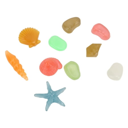 Luminous Stone, Attractive Assorted Colors Reusable Glowing Sea Shells ...
