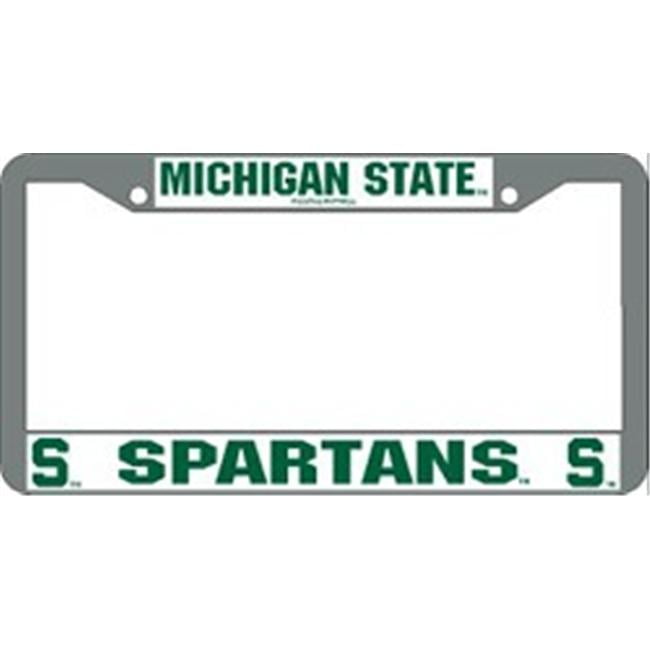 Michigan State Spartans License Plate Frame Chrome - Walmart.com