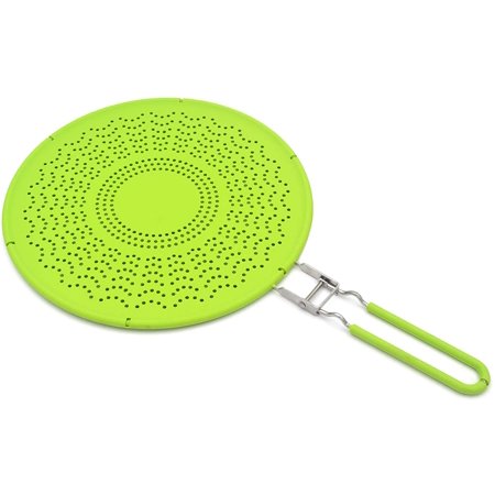 Fengyuee0Silicone splash screen pot cover 29cm with folding handle ...