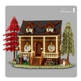 BrixVibe Forest Cabin Building Set with LED Compatible with Lego ...