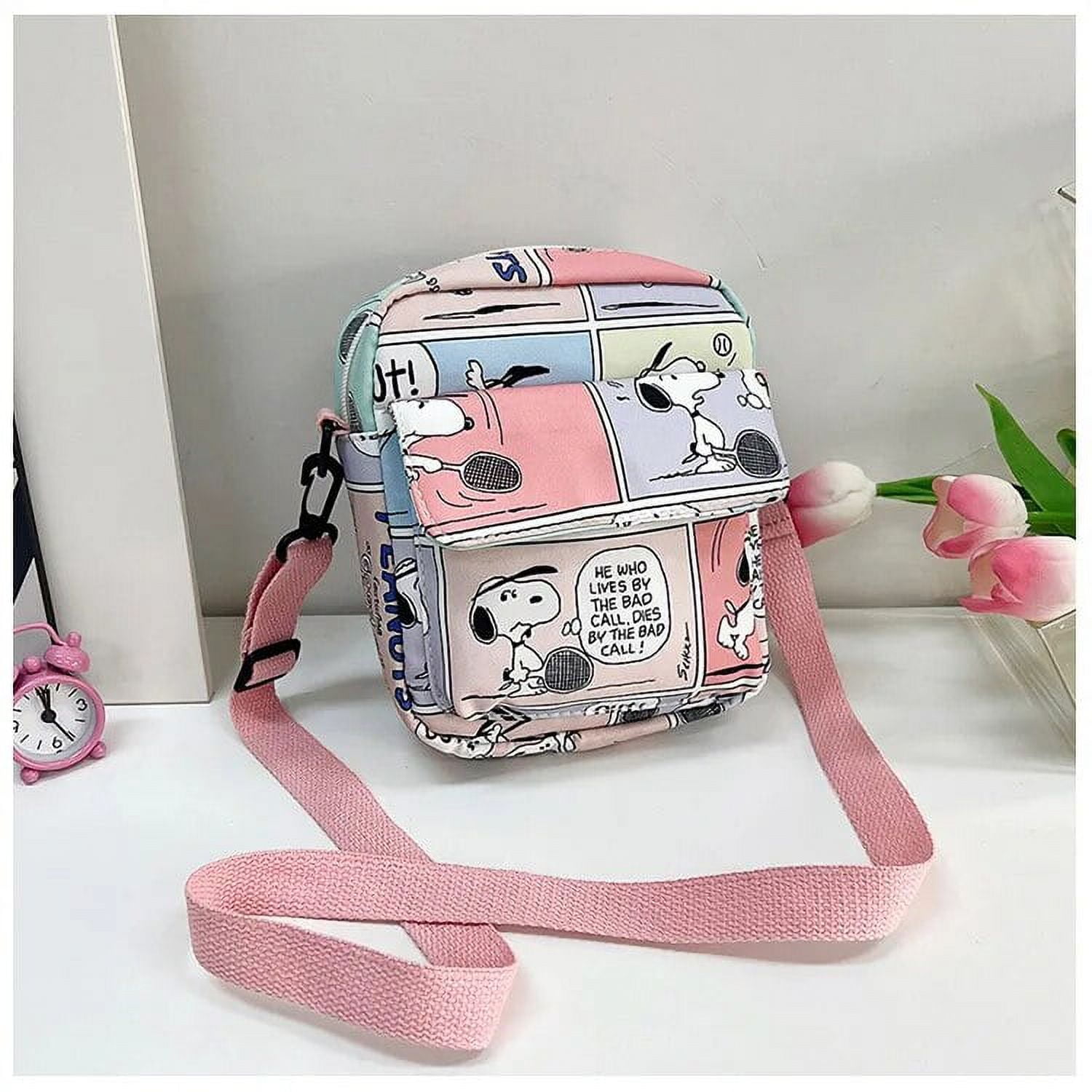 Click here for Yening Snoopy Crossbody Bags For Ladies Kawaii Pur... prices