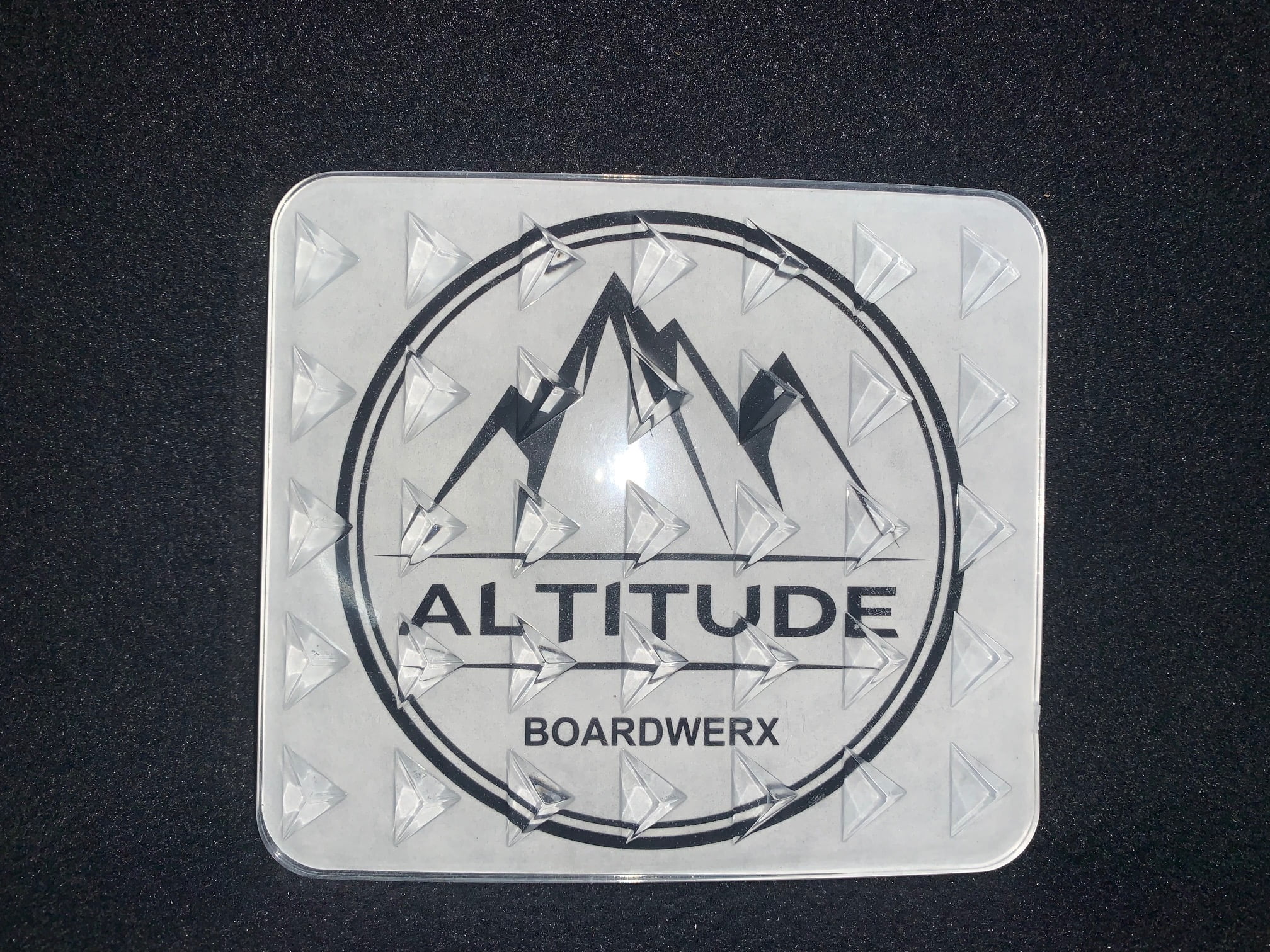ALTITUDE BOARDWERX CLEAR SQUARE SNOWBOARD STOMP PAD *INCLUDES FREE ...