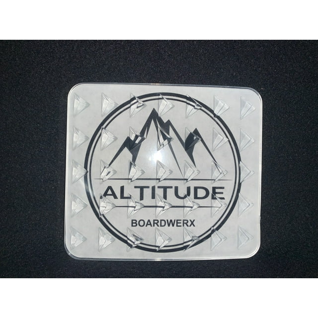 ALTITUDE BOARDWERX CLEAR SQUARE SNOWBOARD STOMP PAD *INCLUDES FREE ...