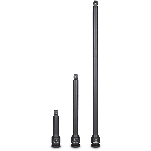 Capri Tools 3/8" Drive Wobble Impact Extension Bar Set, CrMo, 3 Pieces ...