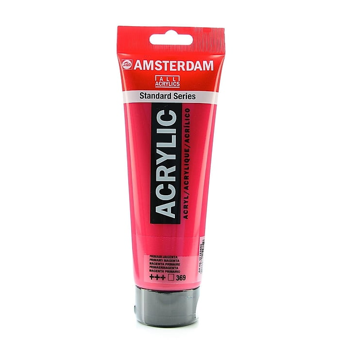 Amsterdam Standard Series Acrylic Paint, Primary Magenta, 250Ml, 2/Pack ...