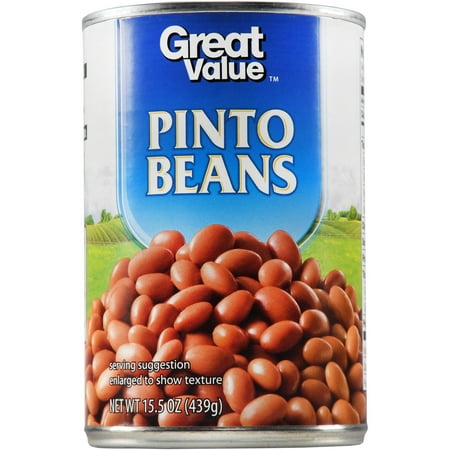 Great Value Pinto Beans, 15.5 oz - Walmart.com