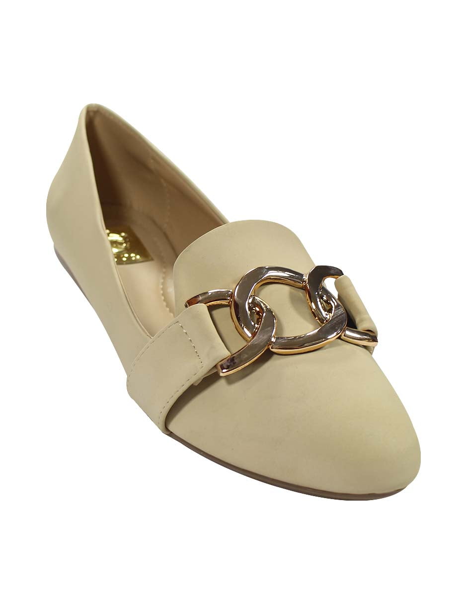 Balerina Casual Leon Mujer Beige Buck 605 | Walmart en línea