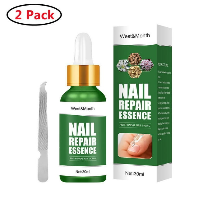 2 Pack Fungal Nail and Toenails Maximum Strength Antifungal Liquid with ...