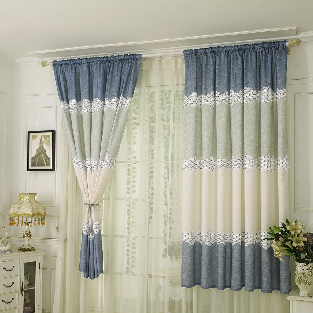 Shpwfbe Room Decor Blackout Curtains For Bedroom Fabric Wide Balcony