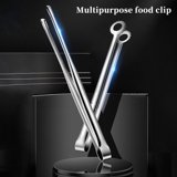 Ludlz Food Tong Stainless Steel Food Clamp Multifunctional Easy to ...