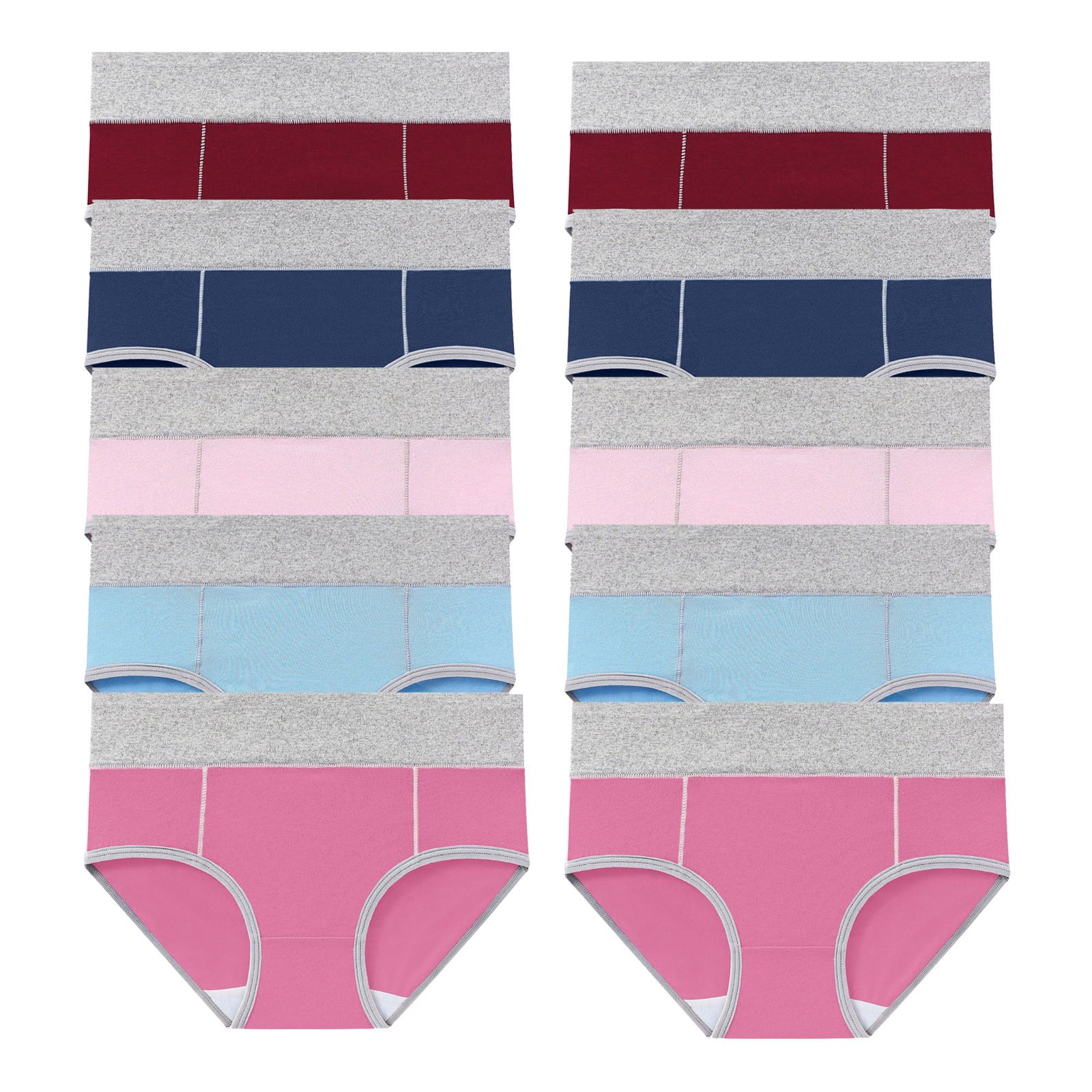 Click here for Fridja 10pack Underwear For Women Oversized Cotton... prices