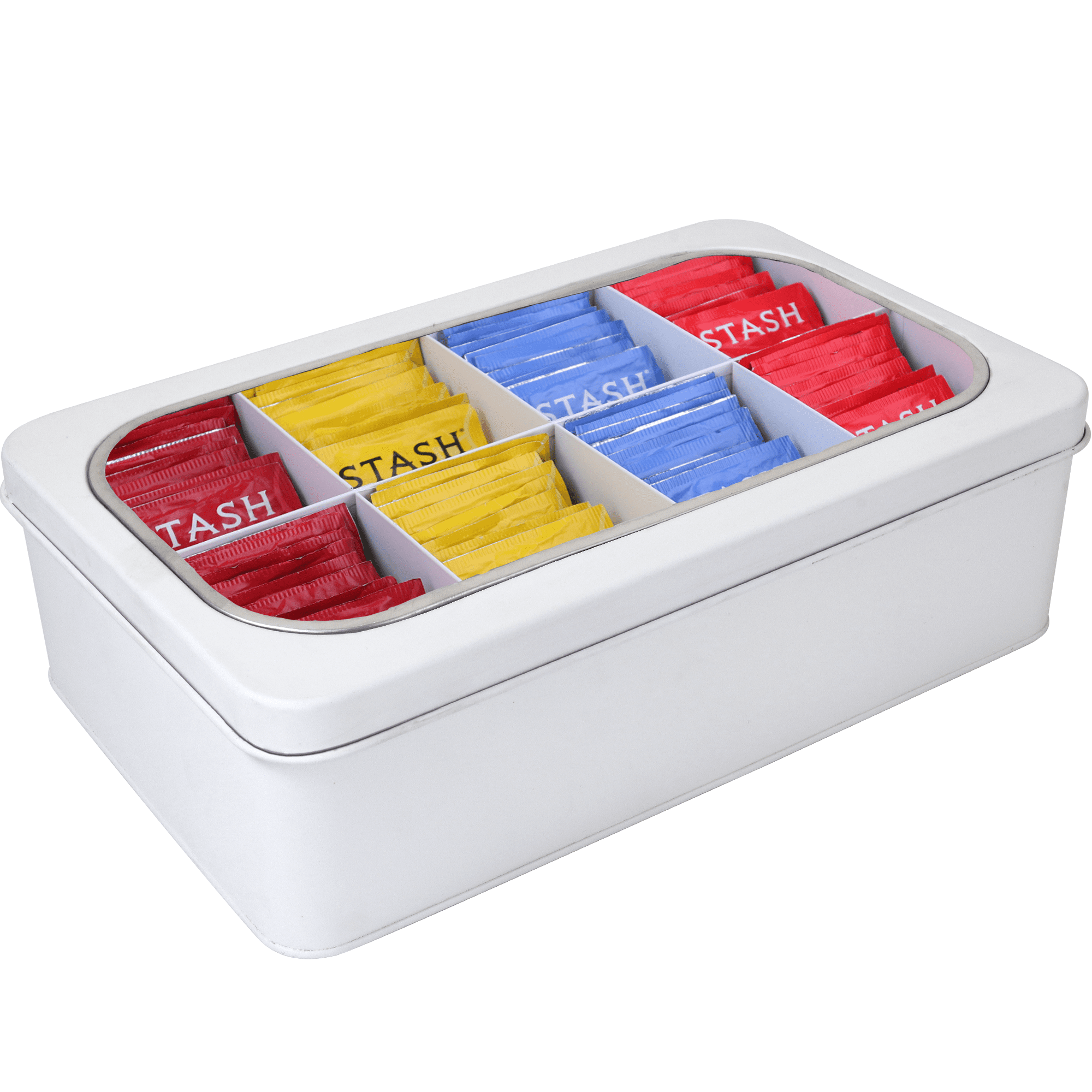 Tea Bag Organizer Box by Saratoga Home - Solid Metal Kitchen Tea Box ...