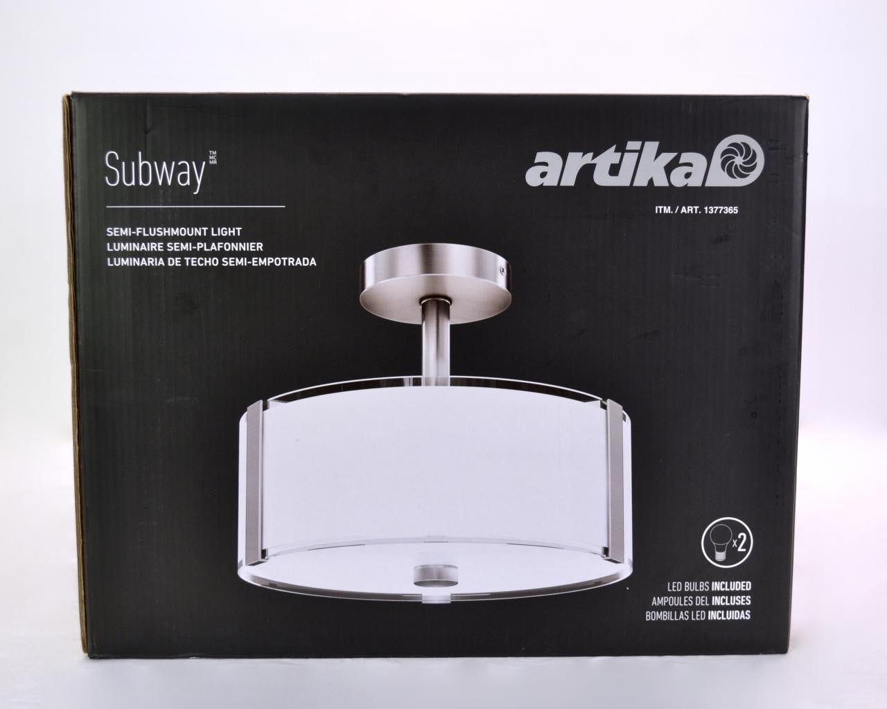 Artika Subway Semi-Flushmount Light | Walmart Canada