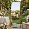 SHATTERVUE 69"x 28" Vintage Arched Full Length Mirror Decor Floor ...