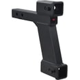 64089 Trailer Dual Hitch Extender with 2-inch & 6-inch Riser/Drop, 2 ...