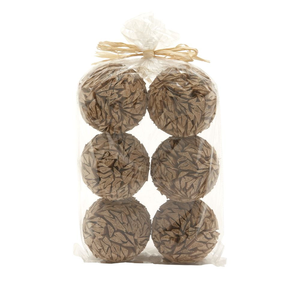 Inspiring Set Of Six Dried Sola Balls - Walmart.com