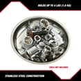 Hyper Tough Magnetic Cup Organizer for Nuts Bolts 6-Inch Diameter Metal ...
