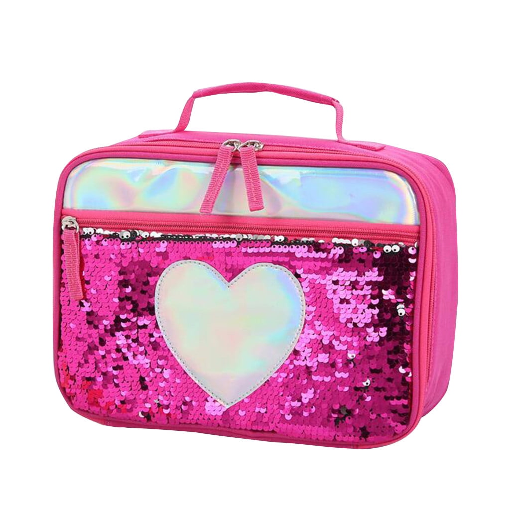 Click here for Unbranded Lunch Bag Outdoor Picnic Sequin Insulati... prices