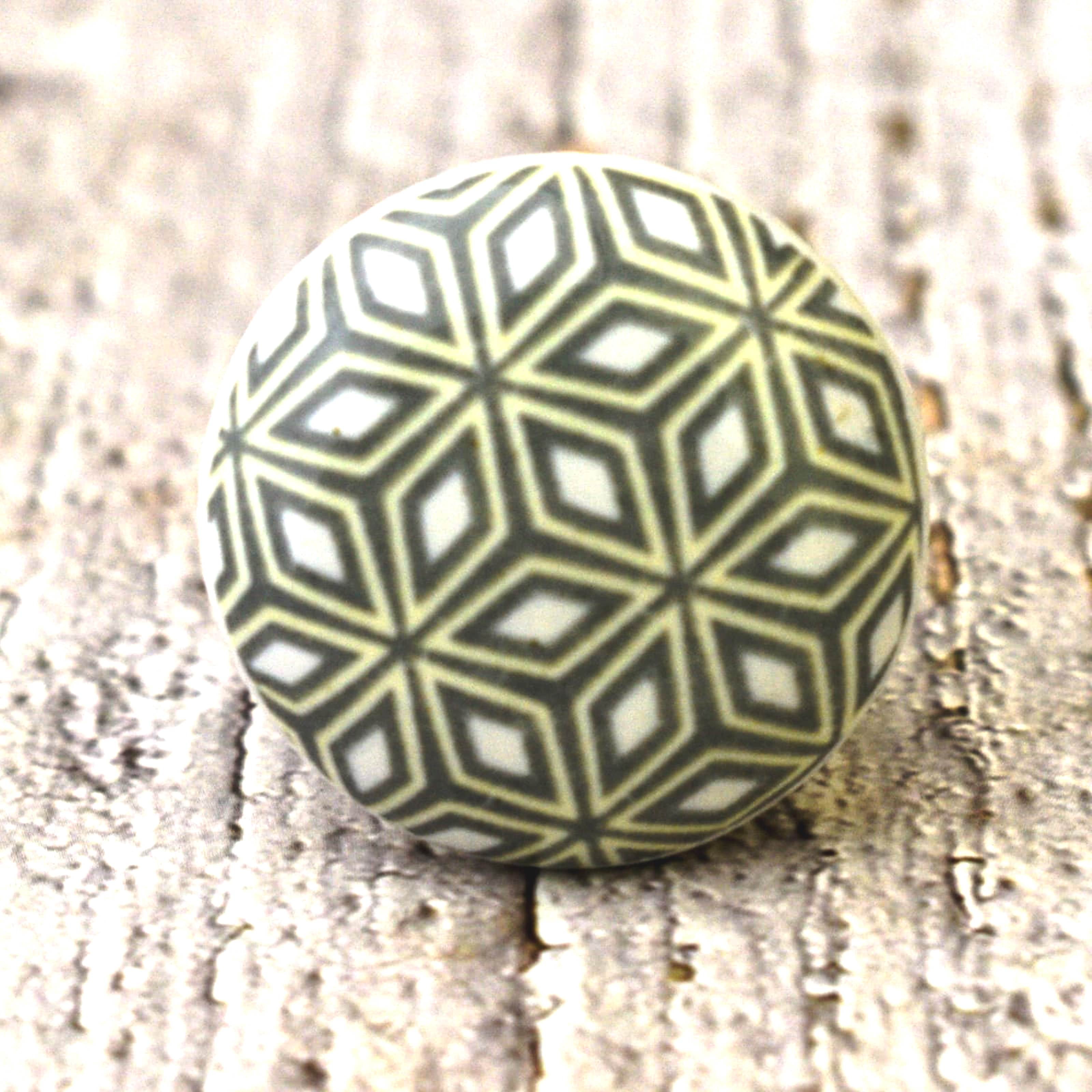 India House Ceramic Multicolor Knobs Kitchen Cabinet Drawer Knobs Hardware Knobs Handmade Knobs ...