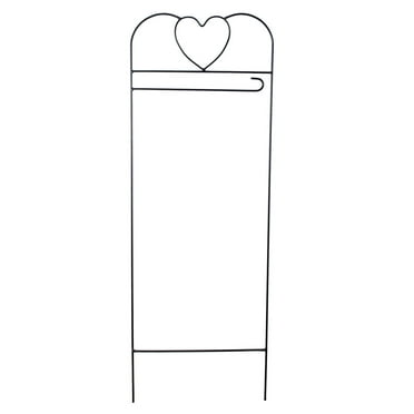 "Wren 36"" High x 8"" Wide Mailbox Tube Trellis for Garden, Black ...