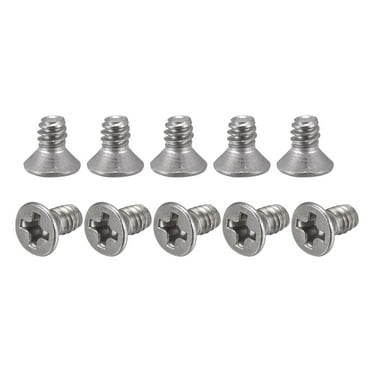 Uxcell #4 x 3/8" 304 Stainless Steel Phillips Head Self Tapping Screws 100 Pack - Walmart.com