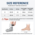 Orthopedic Walking Boot with Inflatable Air Bladders Post-Op Foot and ...