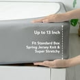 Box Spring Cover King Size - Jersey Knit & Stretchy Wrap Around 4 Sides ...