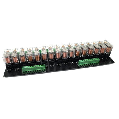 16 Channel DC 12V Relay Driver Module, Smart Controller Switch, DIN ...