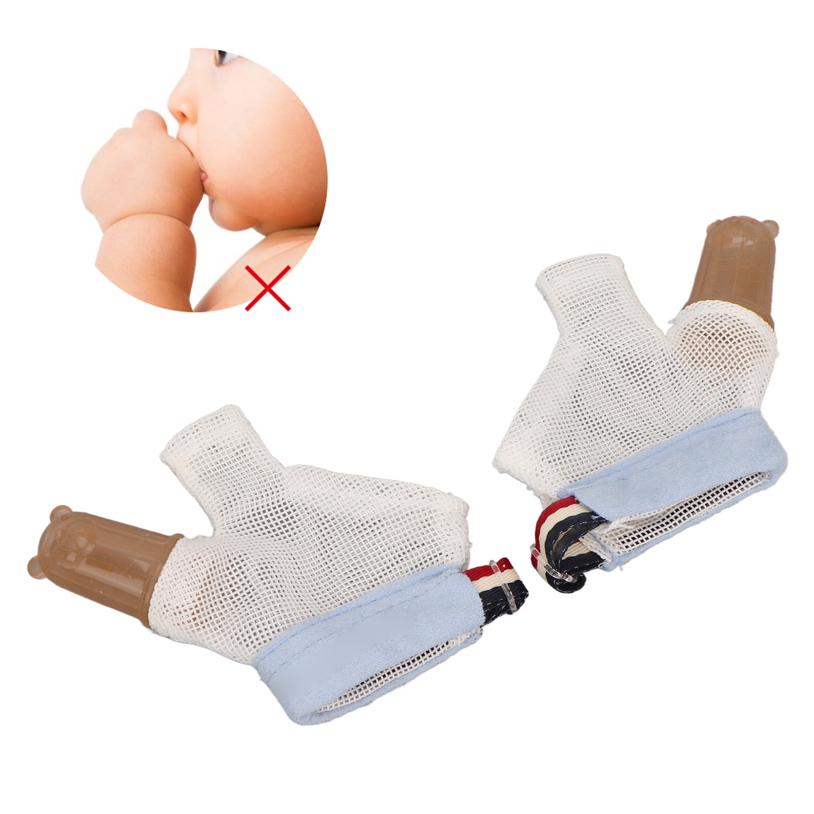 Click here for Ymiko 1 Pair Thumb Sucking Stop Glove Soft Adjusta... prices