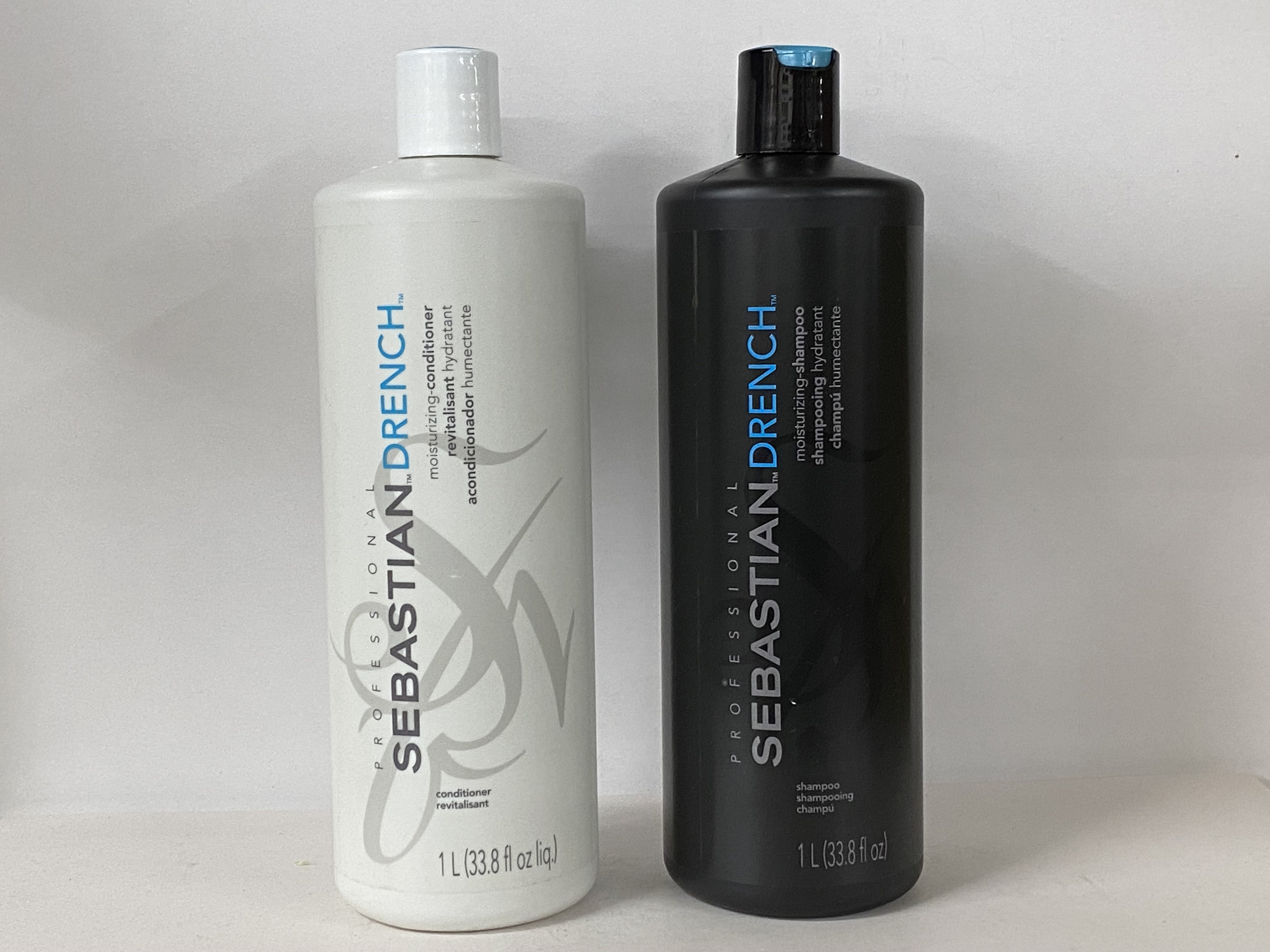 Sebastian, Drench moisturizing shampoo & conditioner liter duo set 33.8 ...