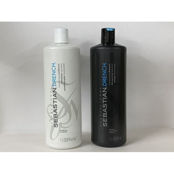 Sebastian, Drench moisturizing shampoo & conditioner liter duo set 33.8 ...