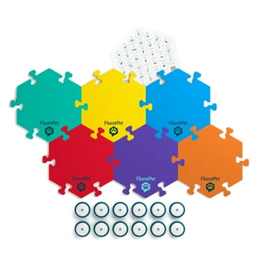 FluentPet Basic Get Started Kit - 6 Recordable Buttons with Batteries ...