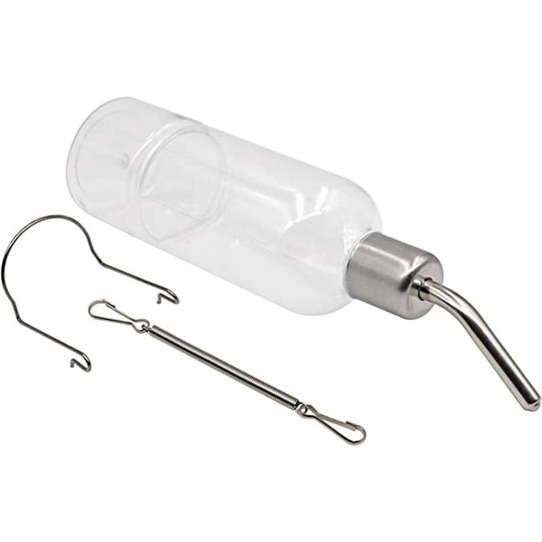 nipocaio Small Automatic Rabbit Water Bottle 350ml Pet Hamster Portable ...