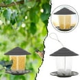 Hmpeaiiy Wild Bird Feeder Hanging Garden Yard Outside Decoration Bird Food Squirrel Proof