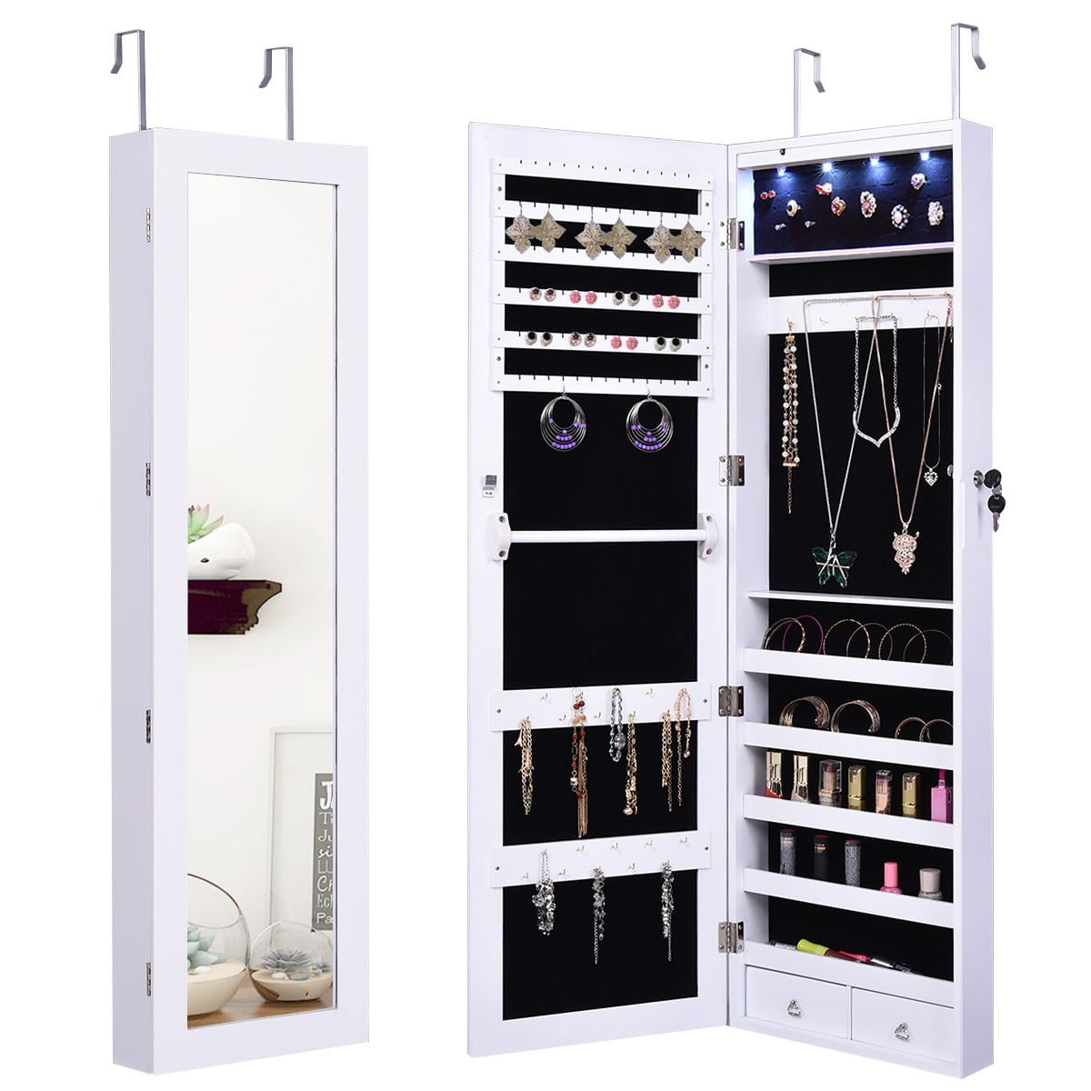 Click here for Giantex Jewelry Armoire With Full-Length Mirror An... prices