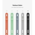 Ringke Silicone Cable Tie (15 Pack), Cable Organizer Reusable Loop ...