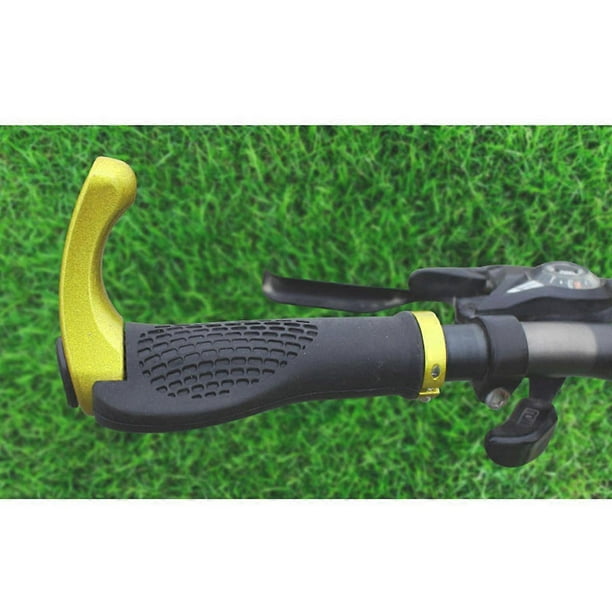 Yellow Bike Handlebar with Thumb Rest for Road Bike Use Made of PC ...