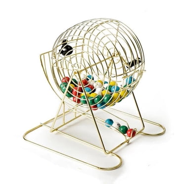Mr. Chips 38mm Multi-Colored 6 Sided Bingo Balls - Ping Pong Style for ...