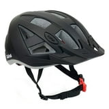 Zefal Black Universal Dial Fit Light-Up Bike Helmet (LED Light, Visor ...