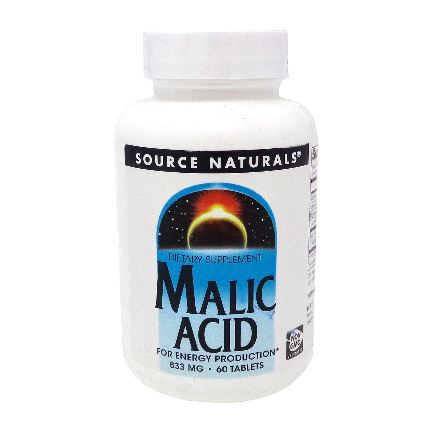 Malic Acid 833 mg By Source Naturals - 60 Tablet - Walmart.com