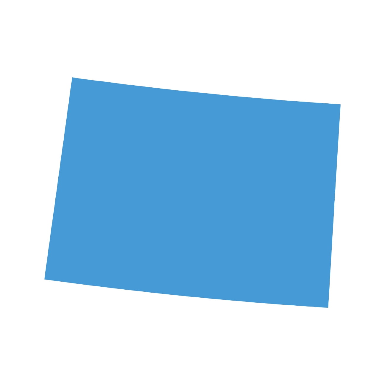 Colorado Shaped Sticker Decal Die Cut - Self Adhesive Vinyl ...