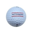 Zero Friction White Stryker Golf Balls 24 Pack with Putting Alignment ...