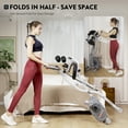 pooboo Foldable Exercise Bike 4 IN 1 Indoor Cycling Bike Magnetic Stationary Bikes for Home ...