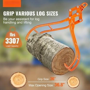 VEVOR Timber Claw Hook 36 inch 4 Claw Log Grapple for Logging Tongs ...
