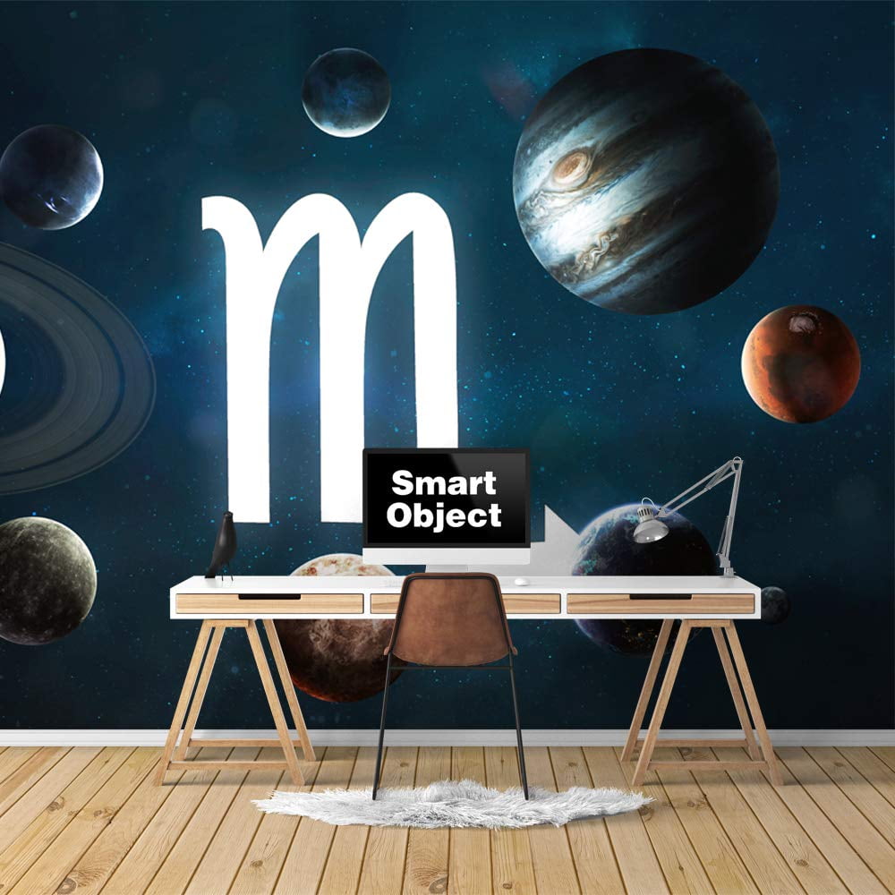 Idea4wall 6pcs Planets of Solar System Peel and Stick Wallpaper ...