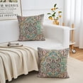 Boho Throw Pillow Covers 22x22 inch Set of 2,Boho Vintage Carpet ...