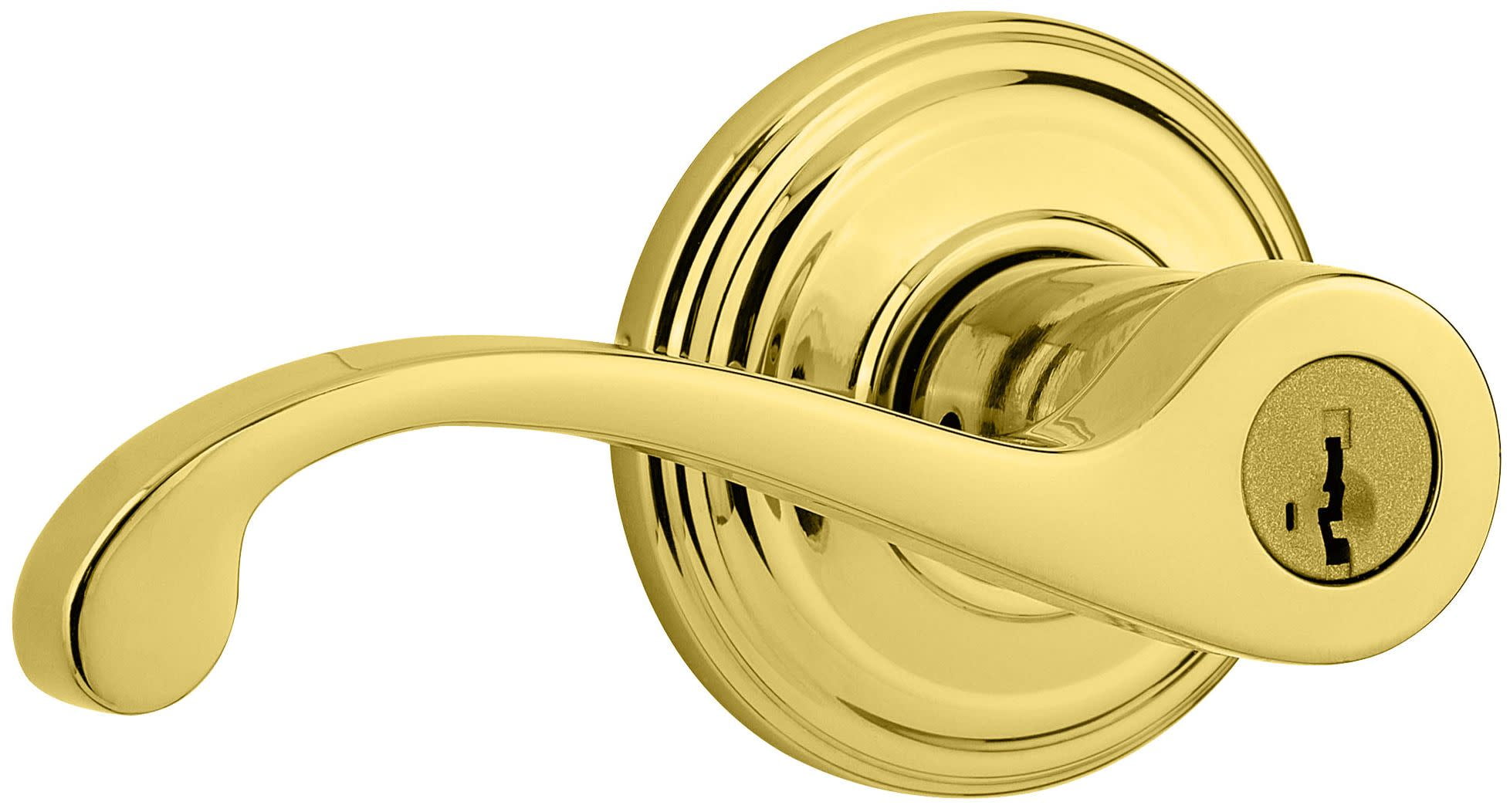 Kwikset 740Chl-S Commonwealth Keyed Entry Door Lever Set - Walmart.com ...