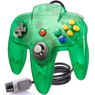 2Pack N64 Controller, iNNEXT Classic Retro Wired Controllers Gamepad ...