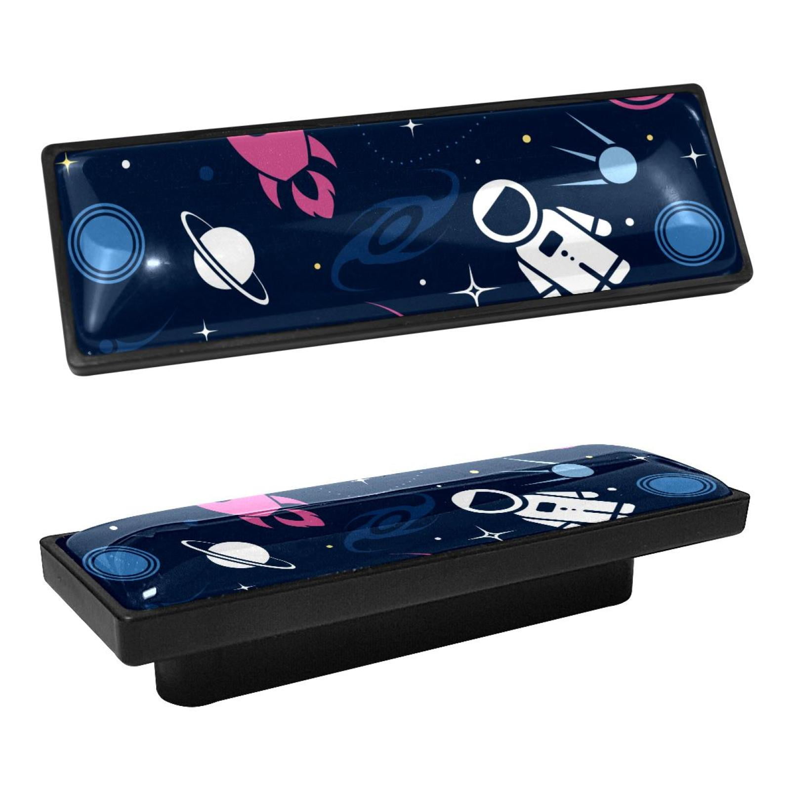 4 Pcs Rectangle Cabinet Handle Cupboard Knob Drawer Pulls Handle Rocket ...