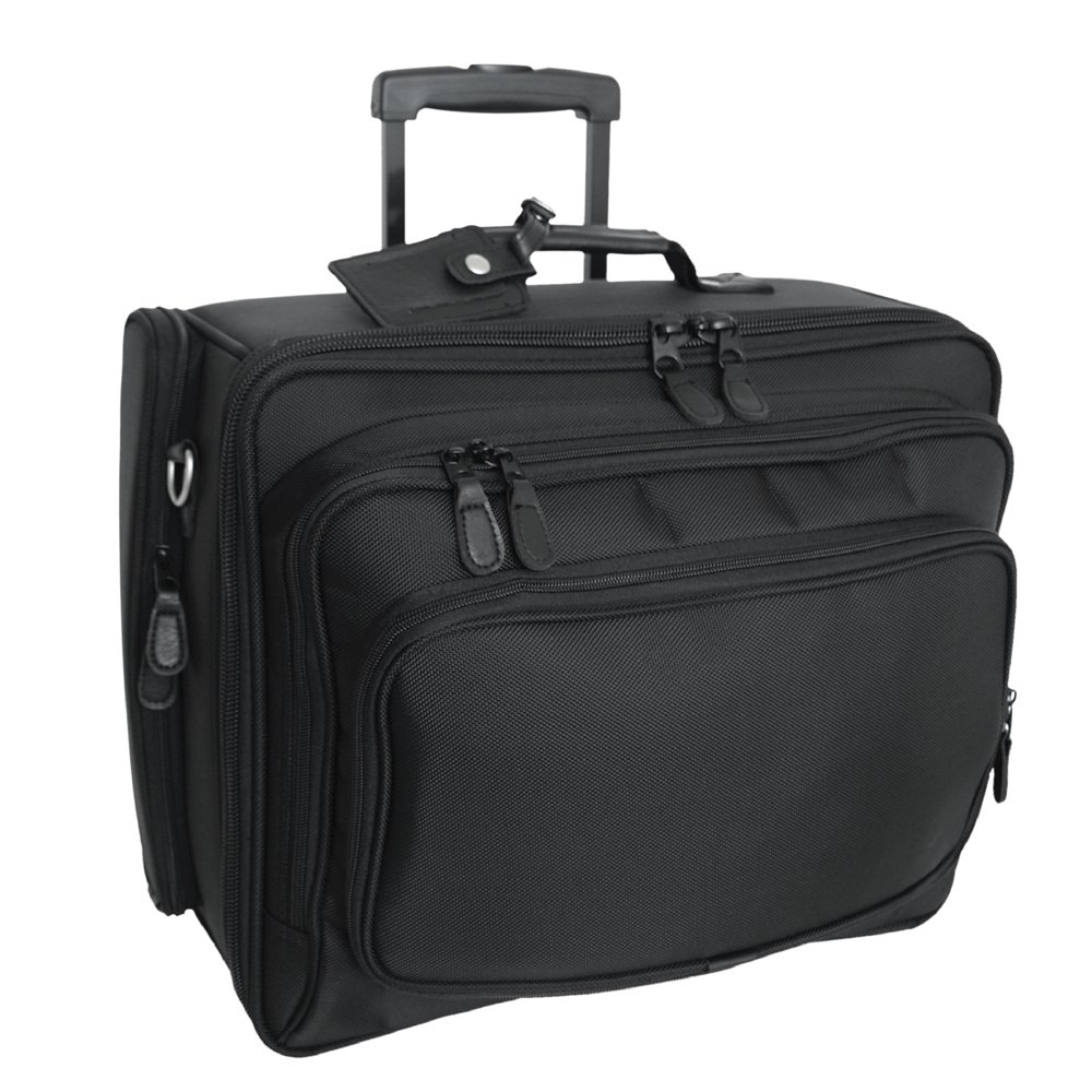 Mercury Tactical Gear Wheeled Computer Case, Black, TAA Compliant ...